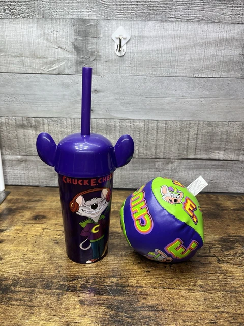CHUCK E. CHEESE Soft 2010 Plush Mini Ball & 2019 Cup £8.90 - PicClick UK