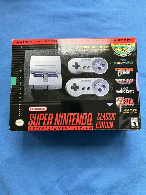 NINTENDO SUPER NINTENDO SNES Mini Classic Edition Console (USA Version ...