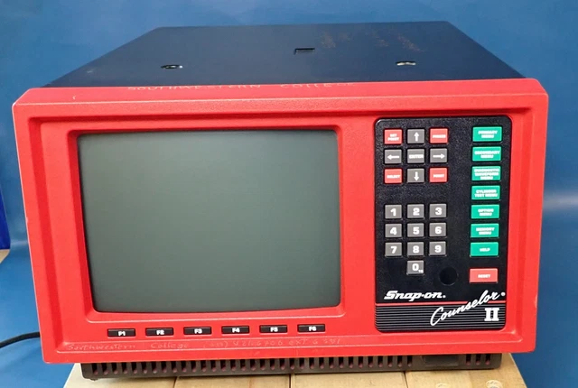SNAP-ON COUNSELOR II Automotive Engine Analyzer & Oscillosocpe w Test ...
