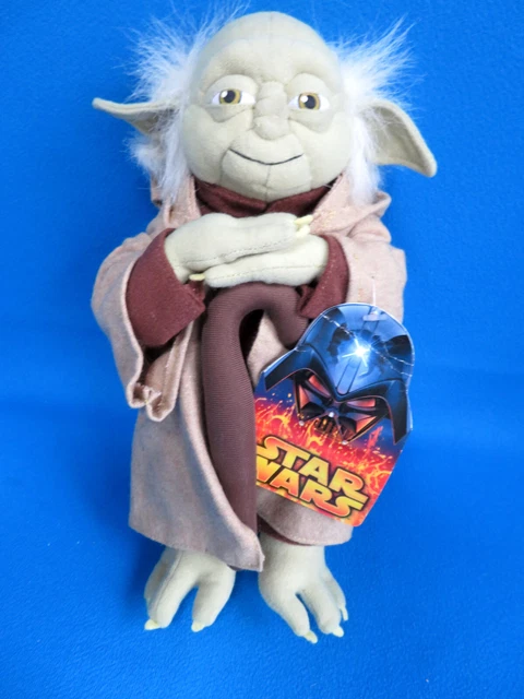 STAR WARS 11" TALL YODA 🛸 doll soft toy LUCASFILM DISNEY 🚀 VINTAGE 2005 ...