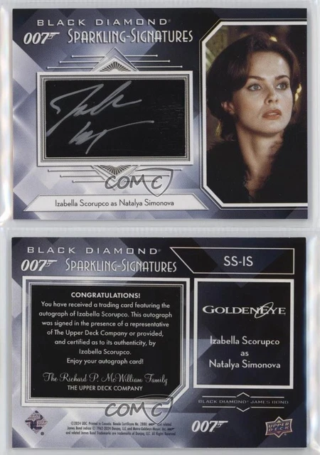 2025 JAMES BOND Black Diamond Izabella Scorupco as Natalya Simonova ...