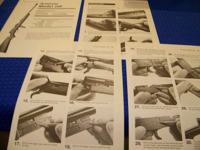ARMSCOR MODEL 20P (.22 Lr) Rifle...disassembly/Strip & Details (736Mm ...