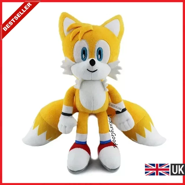 🟠SONIC THE HEDGEHOG Tails Fox Plushie Stuffed video games Plush Toy ...
