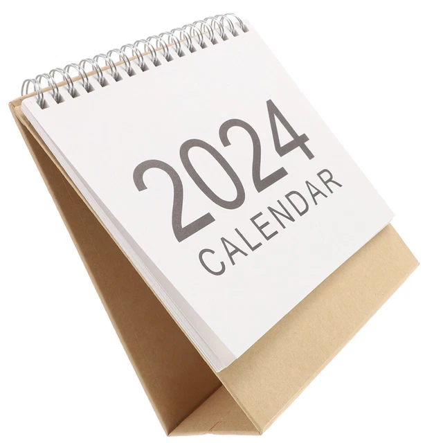DESK CALENDAR 2024 Table Calendar Monthly Calendar Ornament Simple ...
