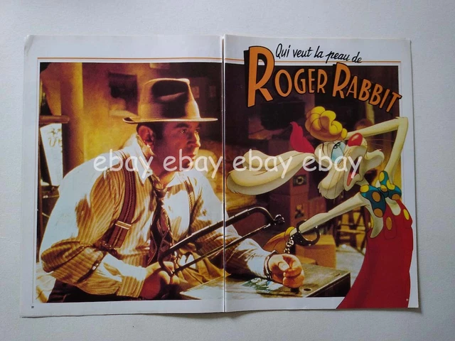 ROGER RABBIT ZEMECKIS Hoskins Rambo Stallone clippings France 1980s EUR ...