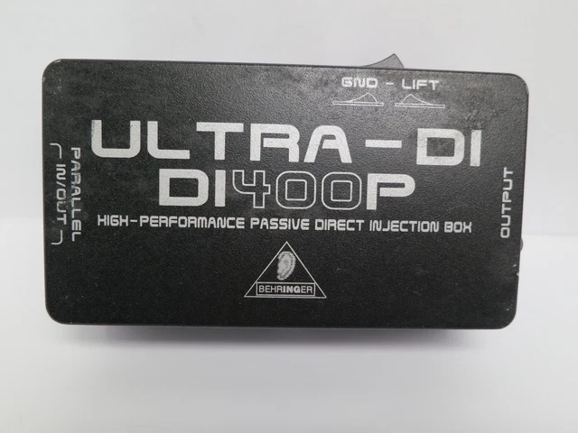 BEHRINGER ULTRA-DI DI400P High Performance Passive Direct Injection Box ...