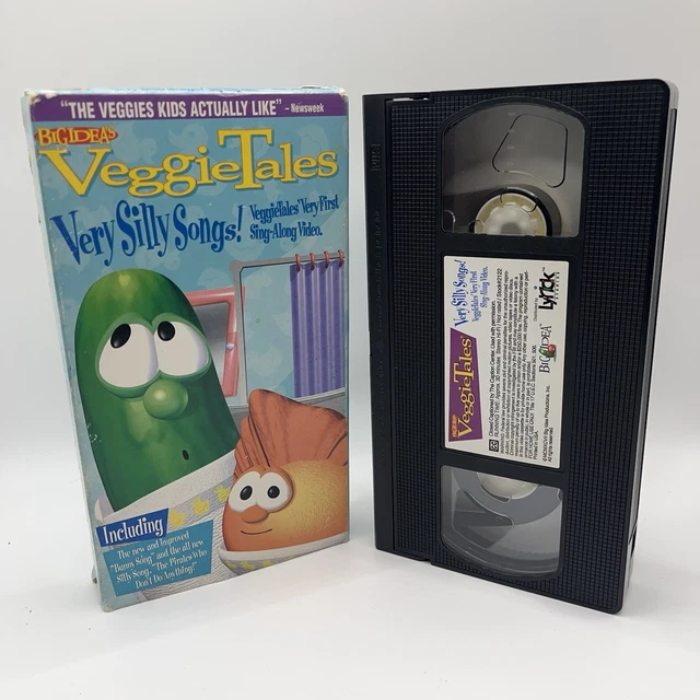 Veggietales Very Silly Songs Sing Along Vhs Video Kid Tape God