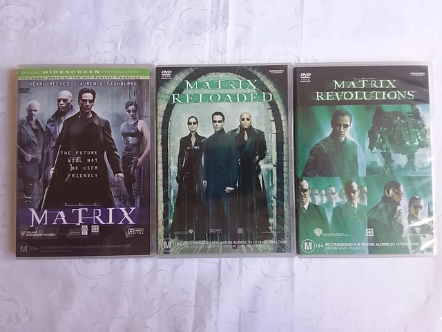 THE MATRIX TRILOGY DVD 1999 5 Disc Set $14.95 - PicClick AU