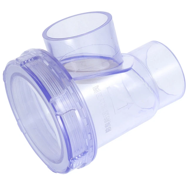 PVC CHECK VALVE for Water Pipe Transparent Anti-Backflow Valve for ...