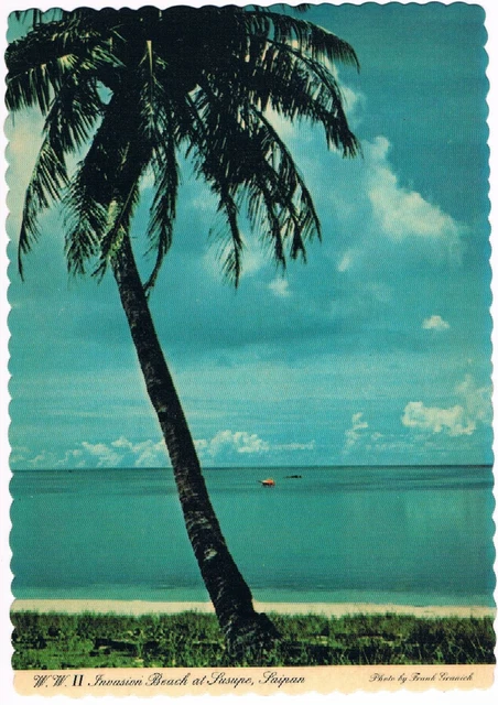 POSTCARD MARIANEN MARIANAS Mariana Islands CMI Insel Saipan Island ...