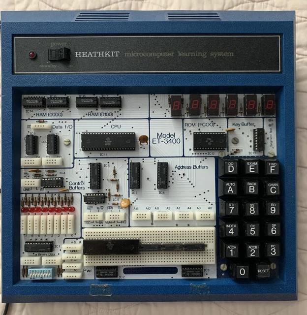 VINTAGE HEATHKIT ET-3400 Microcomputer Learning System Microprocessor ...