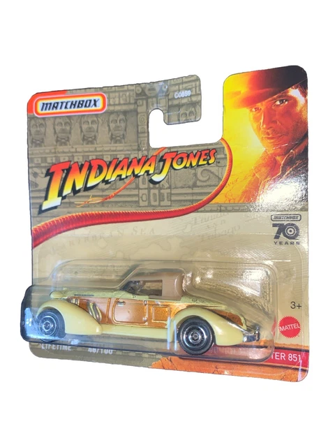 MATCHBOX 70 YEARS Indiana Jones 1936 Auburn Speedster 851 NEW Diecast ...