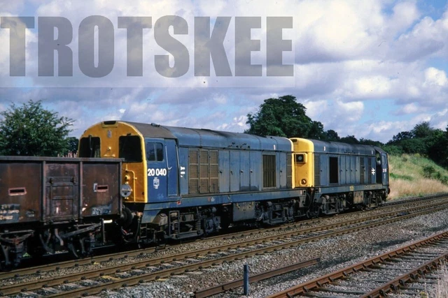 35MM SLIDE BR British Railways Diesel Loco Class 20 20169 Hatton 1987 ...