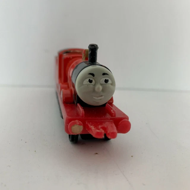 THOMAS THE TANK Engine and Friends James #5 ERTL 1987 Red Diecast Train ...