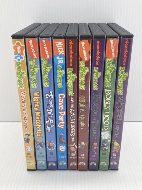 LOT OF 9 Nick Jr. THE BACKYARDIGANS DVD's Kids/Children Shows - Tested ...