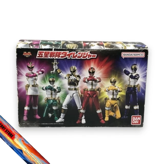BANDAI POWER RANGERS SHODO SUPER Gosei Sentai Dairanger 6-Figure Set Premium JP EUR 177,48 ...