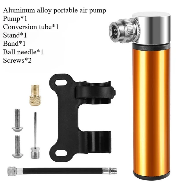 ALUMINUM ALLOY PORTABLE Pump for Inflating Sports Balls and Bicycle ...