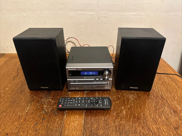 PANASONIC SC-PM04 HOME Audio Shelf System-CD Player, USB, AUX, FM/AM £ ...