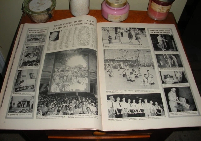 &LIFE& 1940 JEHOVAH'S Witnesses ORIGINAL Watchtower Research Judge ...