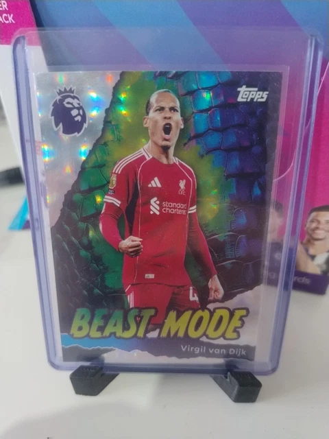 VIRGIL VAN DIJK Liverpool 2025-26 Topps Premier League Beast Mode #430 ...