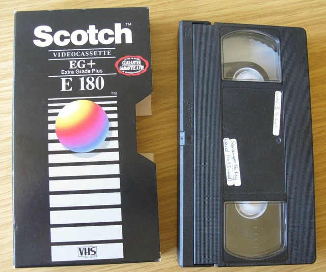 SCOTCH VHS TAPE, used to record Stranger On My Land + Wuthering Heights ...