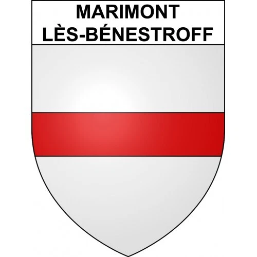 MARIMONT-LÈS-BÉNESTROFF 57 VILLE sticker blason écusson autocollant adhésif EUR 3,99 - PicClick FR