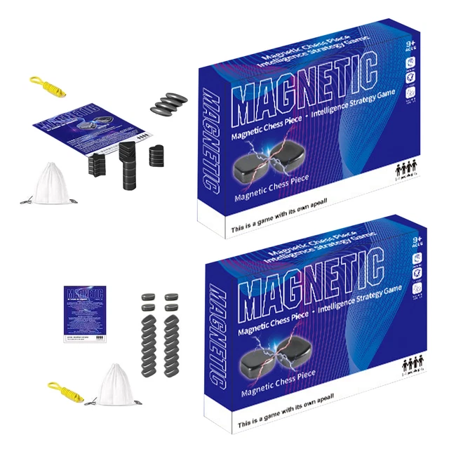 MAGNETIC CHESS GAME, Magnet Game with Rope, Party Travel Desktop ...