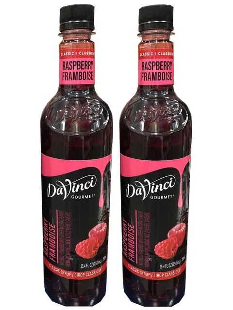 DAVINCI GOURMET CLASSIC Raspberry Beverage Syrup 750 Ml Certified ...