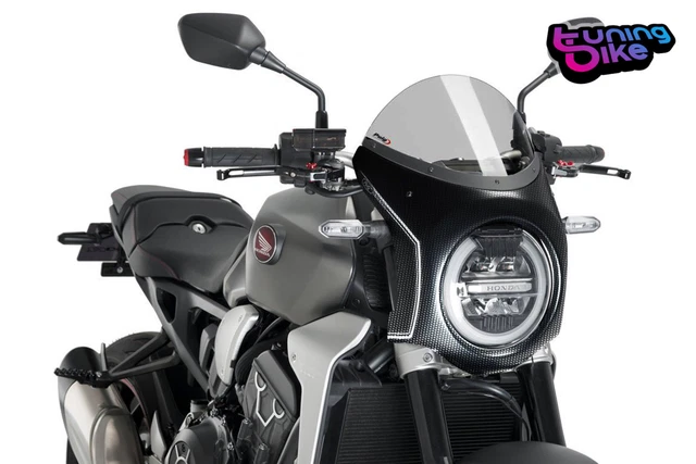 PUIG CARÉNAGE SEMI-CARENÉ Honda CB650R Neo Sports Café 2022 Fumé Clair-Carbone EUR 236,07 ...