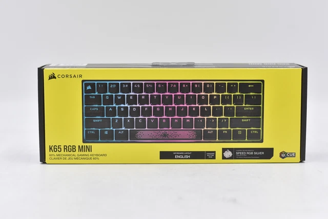 CORSAIR K65 RGB Mini Wired 60% Mechanical Gaming Keyboard - Black $59. ...