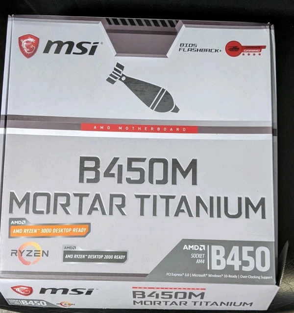 MSI B450M MOTHERBOARD Bundle AMD Ryzen 7 3700X 16GB RAM GSkill DDR4 ...