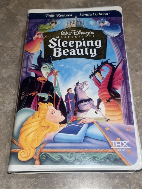DISNEY’S SLEEPING BEAUTY VHS Limited Edition Masterpiece Collection ...
