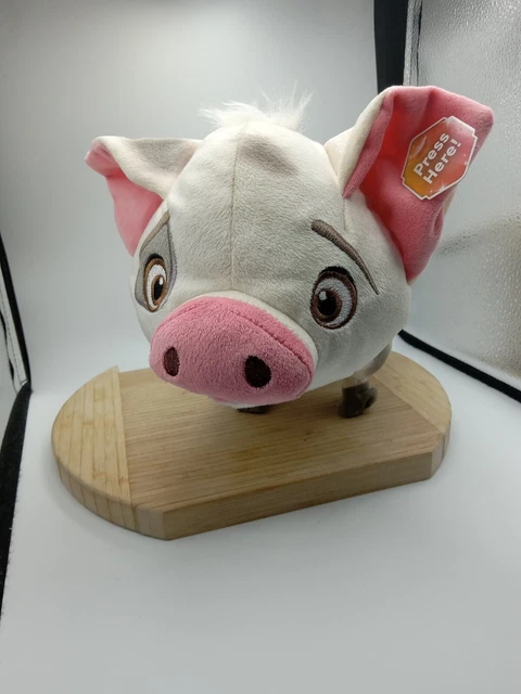 DISNEY STORE GENUINE Authentic Moana Pet Pig Pua Stuffed Animal 10 ...
