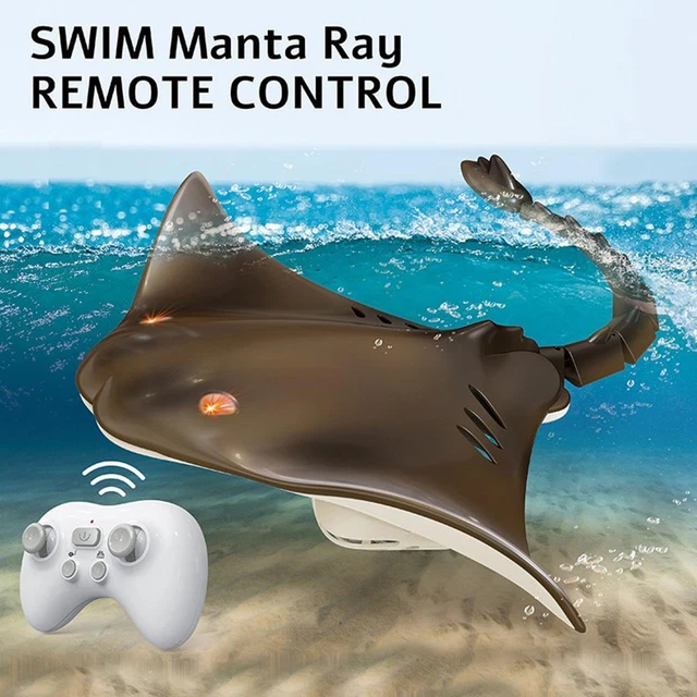 JOUETS PISCINE TÉLÉCOMMANDÉS Manta ray haute simulation jouets sous ...