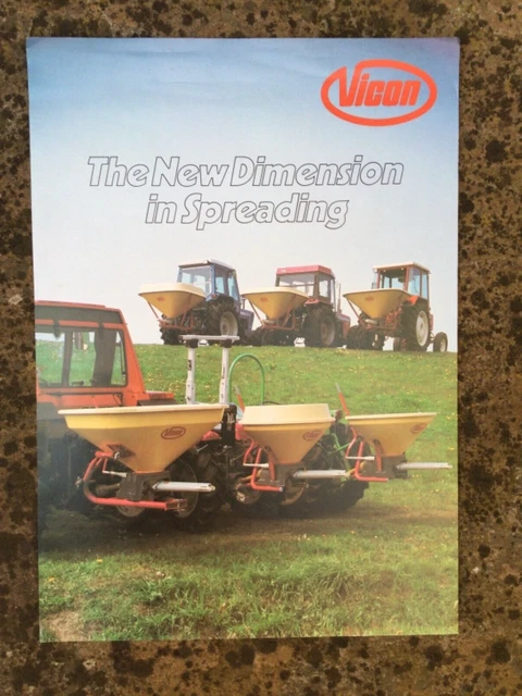 VICON VARI SPREADER TRACTOR BROCHURE, CLASSIC 70s “WAGGER” FARM MODEL ...