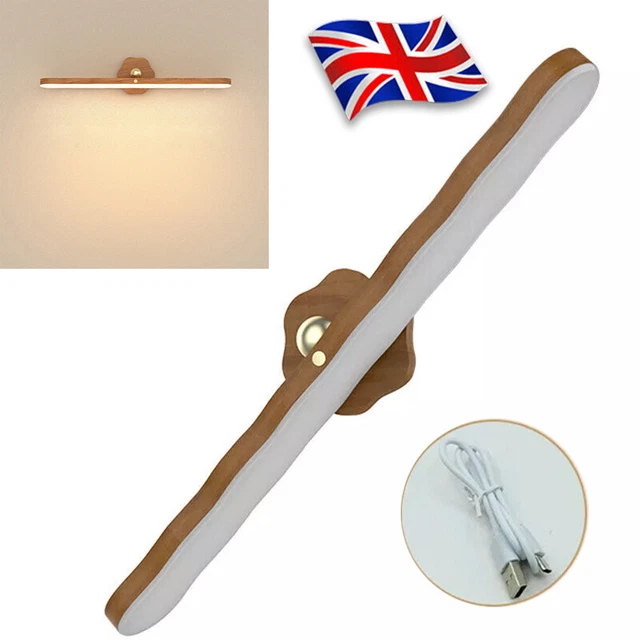 360° LED WALL Lamp Mirror front fill light Rechargeable Modern ...