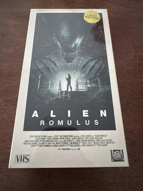 ALIEN ROMULUS VHS 2024 Retro Aliens Sci-Fi In Hand New & Sealed Tape ...