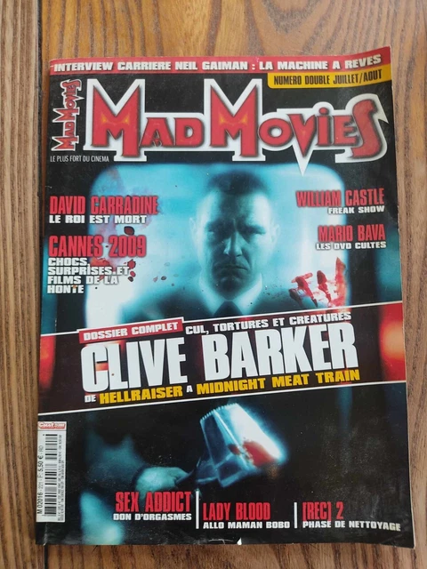 MAD MOVIES Nº221, Clive Barker, (REC)2, cinéma, horreur, fantastique ...