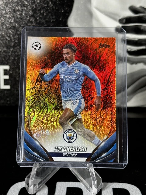 2023-24 TOPPS UEFA Jade Edition JACK GREALISH ARANCIONE/25 #124 MAN ...