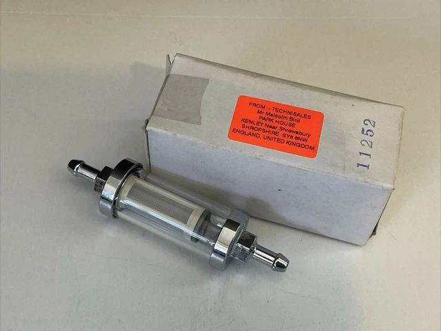 BSA TRIUMPH NORTON Harley-Davidson Chopper Bobber Inline Glass Fuel ...