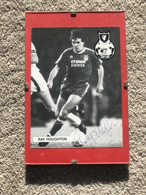 RARE VINTAGE LIVERPOOL FC 1980s Crown Paints Fan Club Ray Houghton ...
