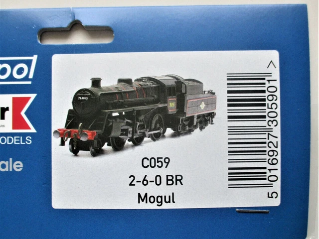 DAPOL C059. BR 2-6-0 Mogul Steam Locomotive. 1/76 scale – OO Gauge ...