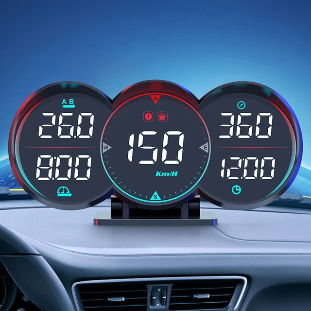 LED DISPLAY DIGITAL Speed Mileage Meter Auto Smart Speedometer for ...