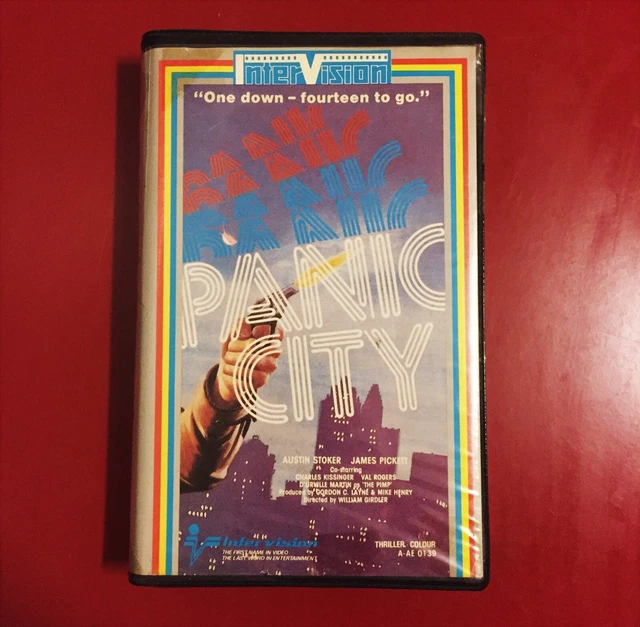 *PANIC CITY VHS INTERVISION aka The Zebra Killer cult 70s grindhouse ...