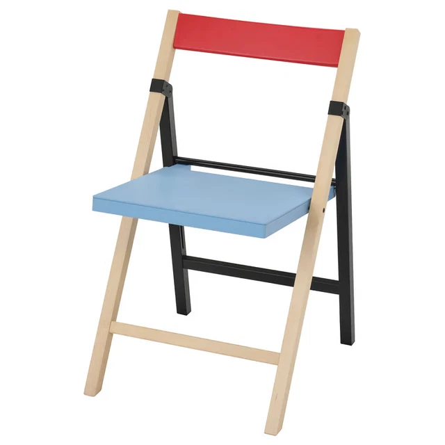NEW IKEA PS 2026 Folding Chair Birch Blue Black Red Compact Modern Seat ...