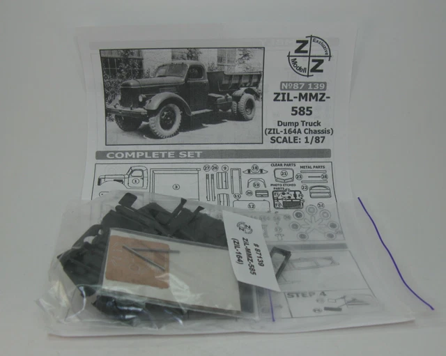 #87139 ZIL-MMZ-585 DUMP Truck (ZiL-164A Chassis) Z&Z Modell-bausatz- 1: ...