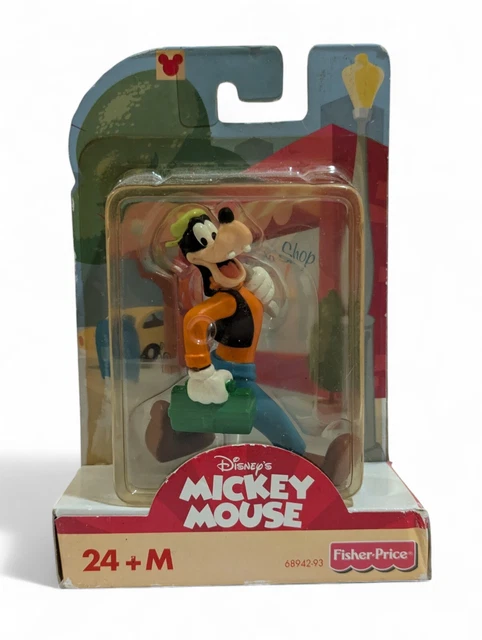 FISHER PRICE VINTAGE 1999 Disneys Mickey Mouse Goofy Figurine In Box ...
