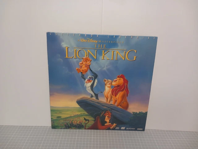 THE LION KING LaserDisc NTSC Disney Film Movie Home Cinema Theatre ...