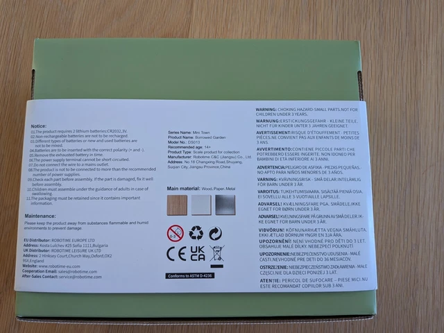 ROLIFE BORROWED GARDEN Light up Model Kit Age 14+ Unopened £10.78 ...