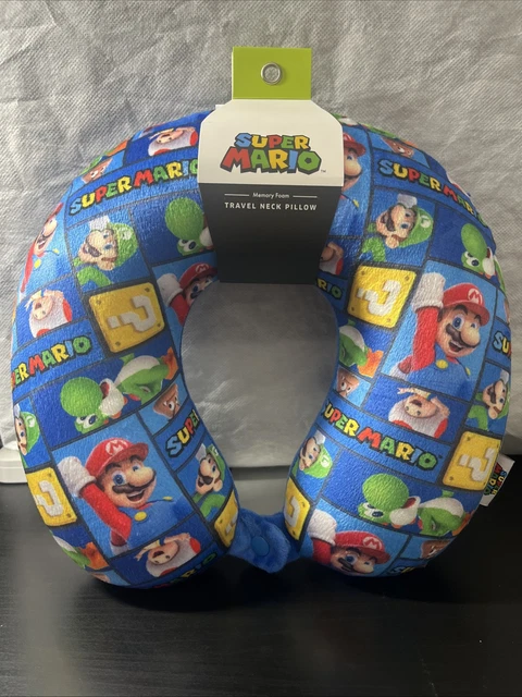 SUPER MARIO MEMORY Foam Travel Neck Pillow £23.08 - PicClick UK